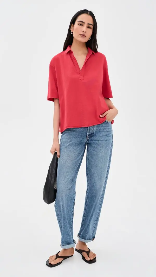 Frank & Eileen Patty Popover Henley Tee