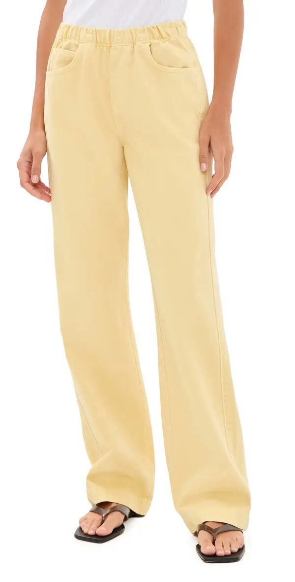 Staud Noah Jeans - Butter