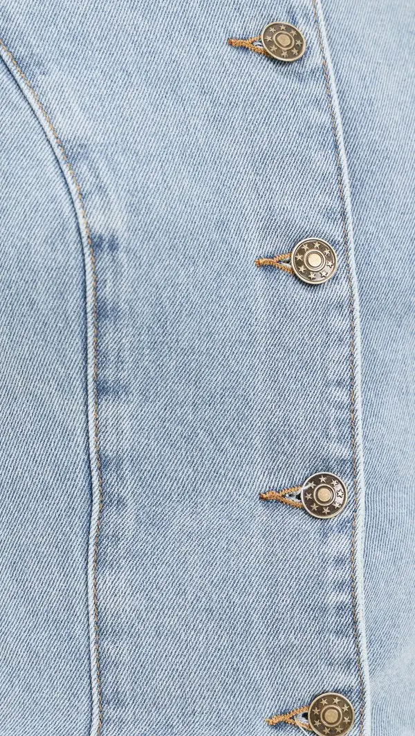 Lioness Femme Blouse - Light Denim