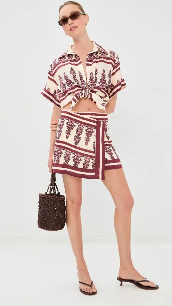 Johanna Ortiz Roots Wrap Skirt