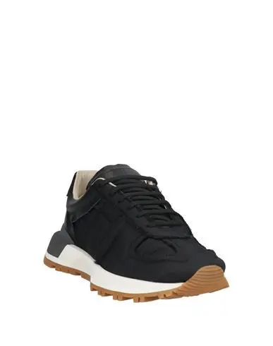 MAISON MARGIELA Low-top Sneakers In Leather And Textile Fibers
