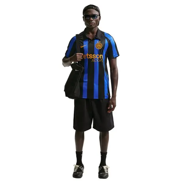 Nike Inter Milan 2026/27 Stadium Home Jersey - Lyon Blue/black
