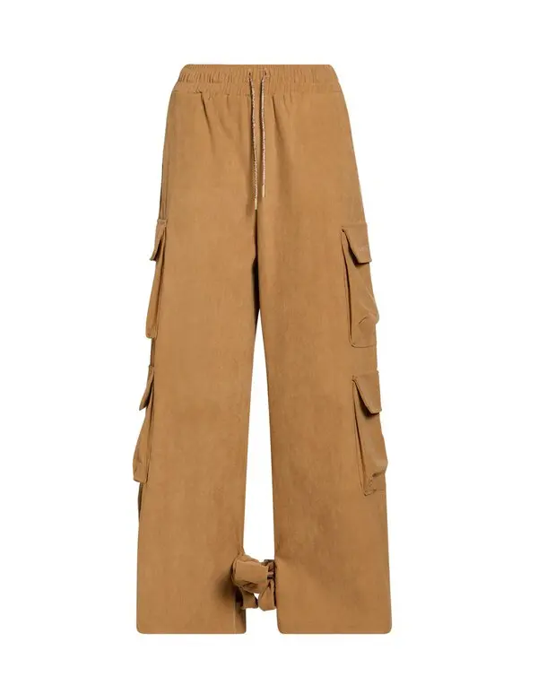DISCLAIMER Corduroy Cargo Pants - Camel