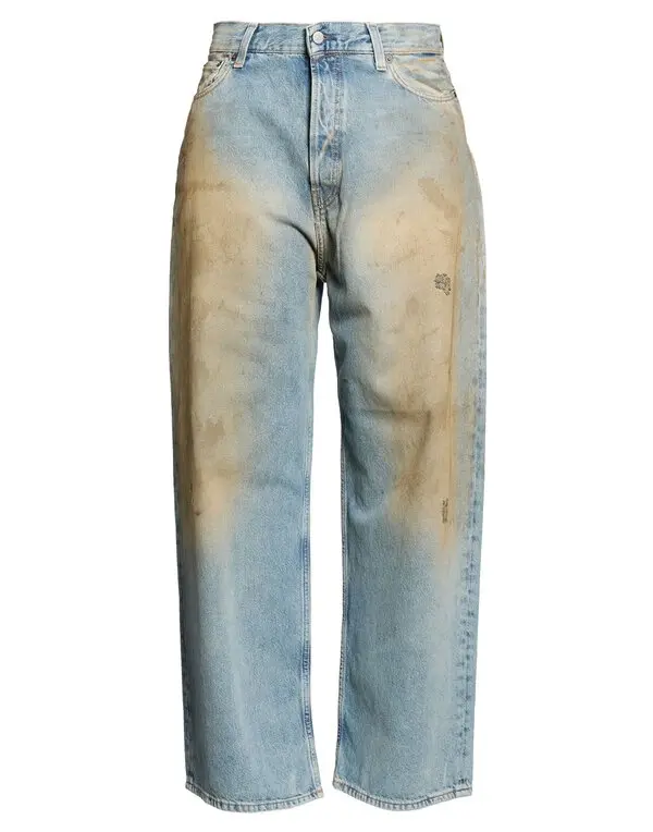 Acne Studios Wide-leg Distressed Tie-dye Jeans