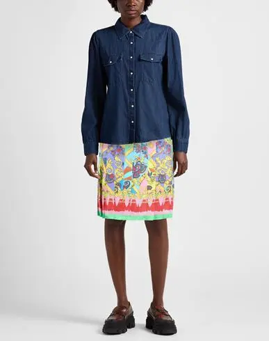 Versace Pleated Midi Skirt