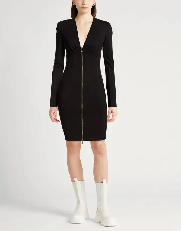 Just Cavalli Long Sleeve Bodycon Mini Dress