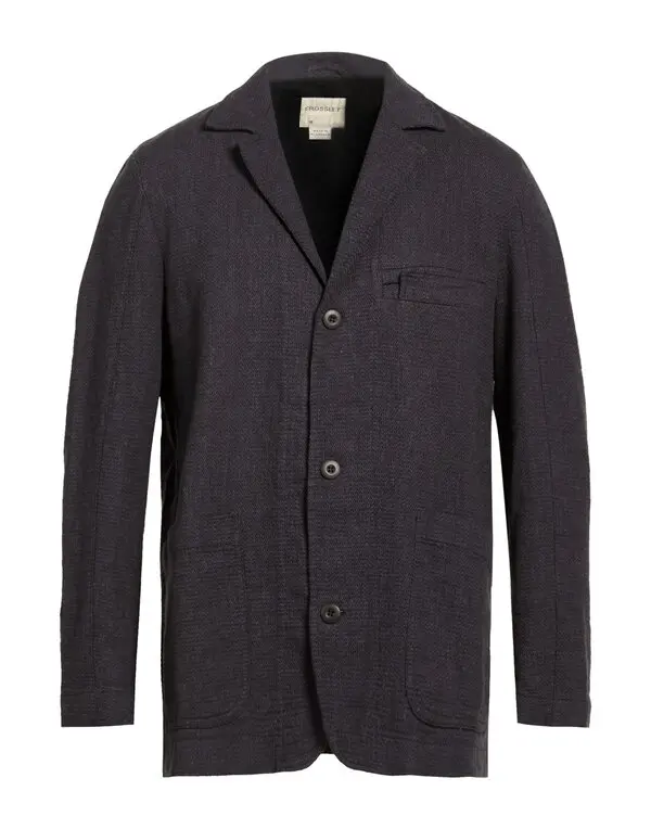 Crossley Charcoal Cotton Linen Blazer