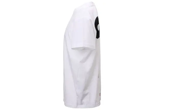 Off-White Short Sleeve T-shirt With Back Logo Detail