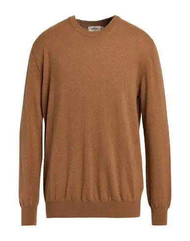 Altea Virgin Wool Crewneck Sweater - Beige