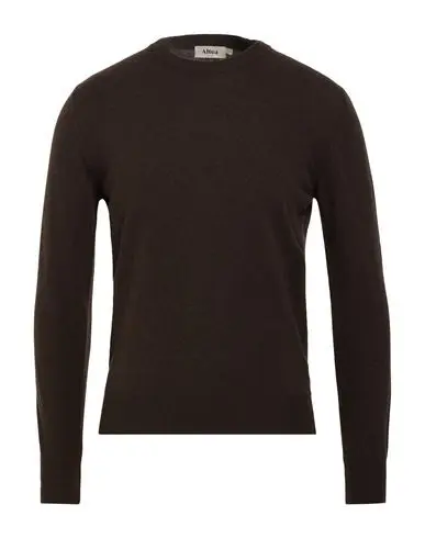 Altea Dark Virgin Wool Sweater - Brown