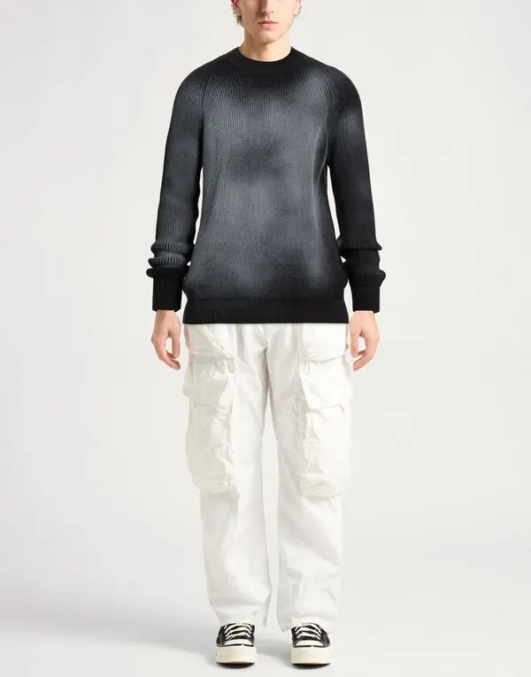 DISCLAIMER Cotton Tie-dye Mock Neck Sweater