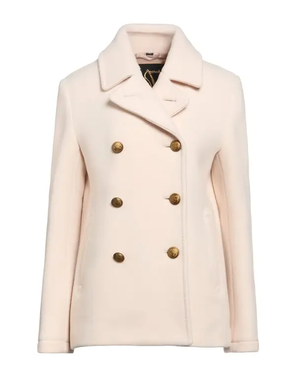 SEALUP Pea Coat In Emerald Wool And Polyamide