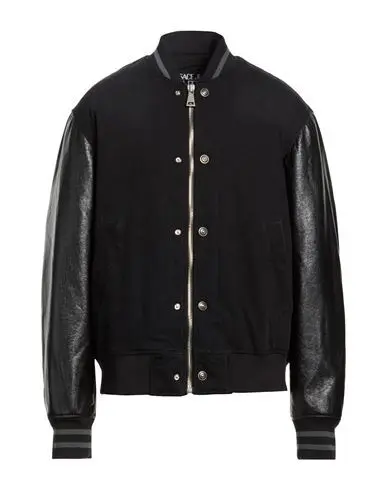 Versace Denim Outerwear Size Cotton, Elastane, Polyurethane Resin - Black