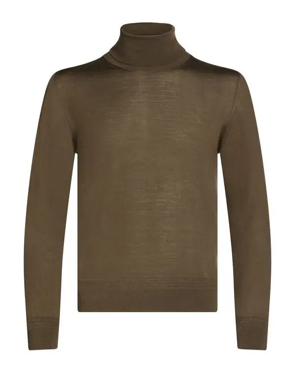 Barena Venezia Merino Wool Turtleneck - Green