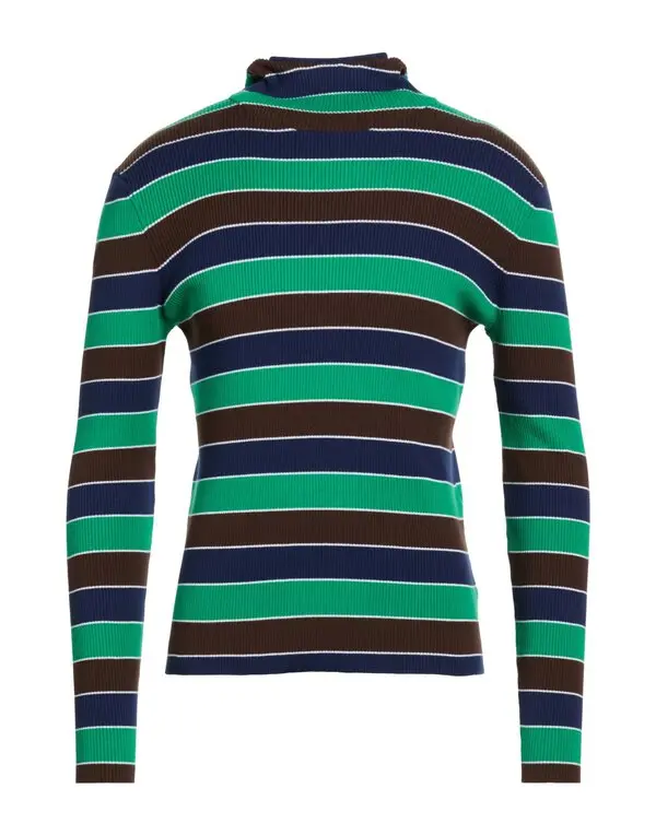 CHARLES JEFFREY Striped Cotton Knit Sweater