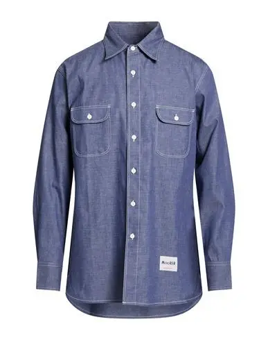 MOORER Denim Shirt Size Cotton - Blue