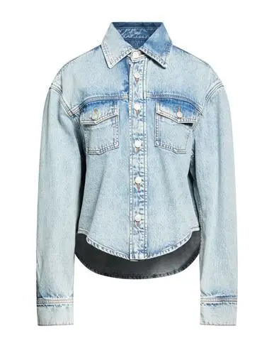 Fabiana Filippi Denim Outerwear Size Cotton - Blue