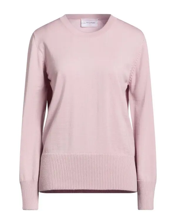 ANNA MOLINARI Merino Wool Crewneck Sweater