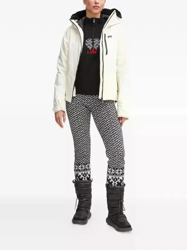 NEWLAND Embroidered Zip-up Sweater