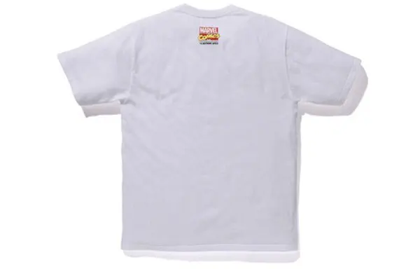 A BATHING APE X Marvel Captain America Graphic Tee - White