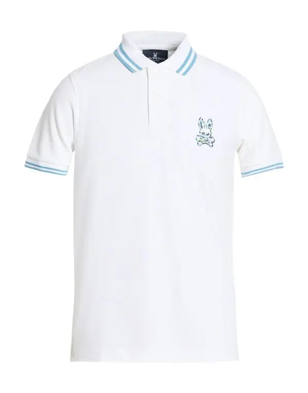 Psycho Bunny Polo Shirt Size Pima Cotton - White