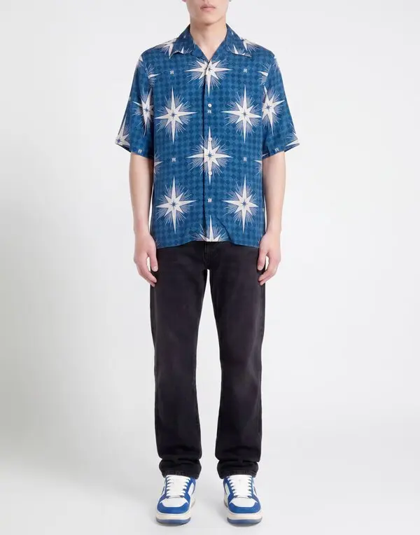 Amiri Shirt Size Viscose - Blue