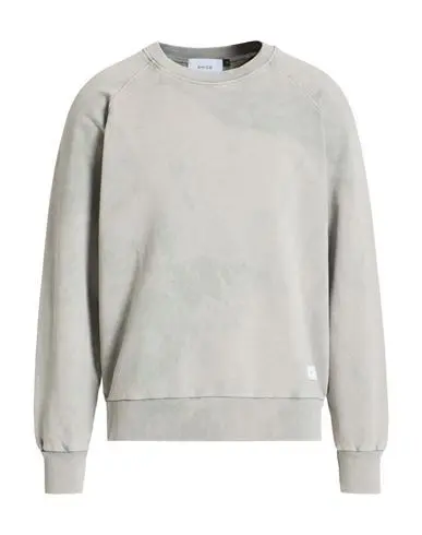 SHOE Lightweight Cotton French Terry Crewneck Sweatshirt - Light Grey