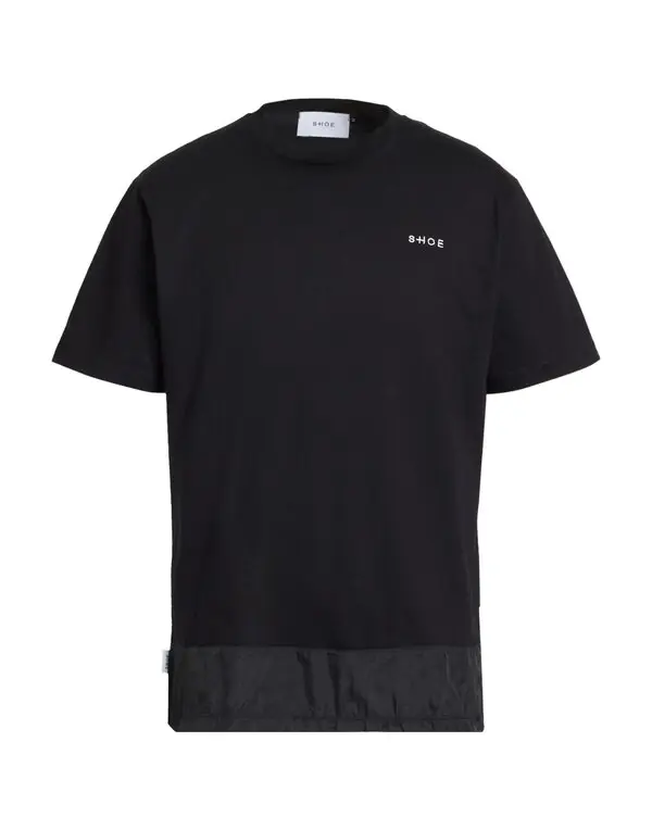 SHOE T-shirt Size Cotton - Black