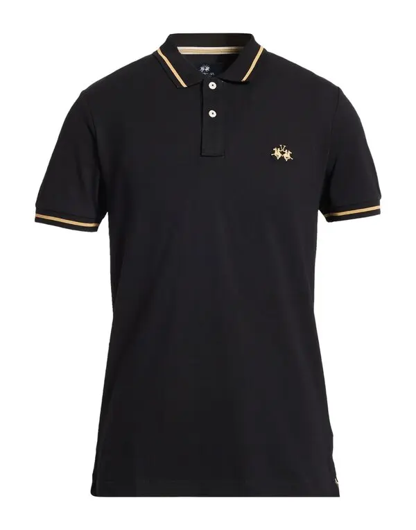 LA MARTINA Polo Shirt Size Cotton, Elastane