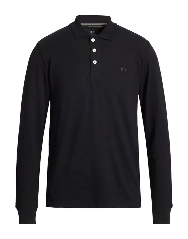 LA MARTINA Polo Shirt Size Cotton, Elastane