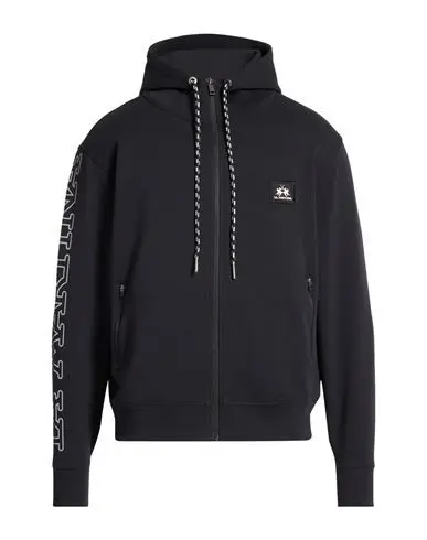 LA MARTINA Sweatshirt Size Cotton, Polyester, Elastane - Black
