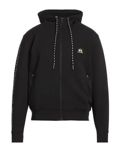 LA MARTINA Sweatshirt Size Cotton, Polyester, Elastane - Black