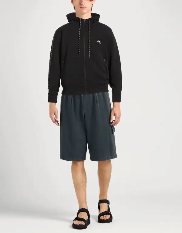 LA MARTINA Zip-up Hooded Sweatshirt With Logo Detail