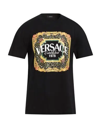 Versace T-shirt Size Cotton - Black