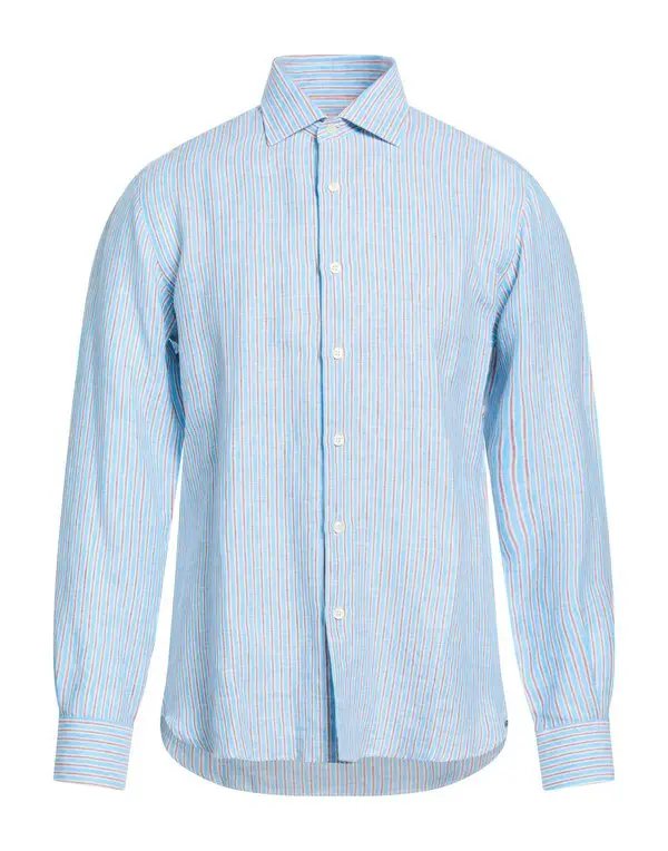 120% Lino Shirt Azure Size Linen