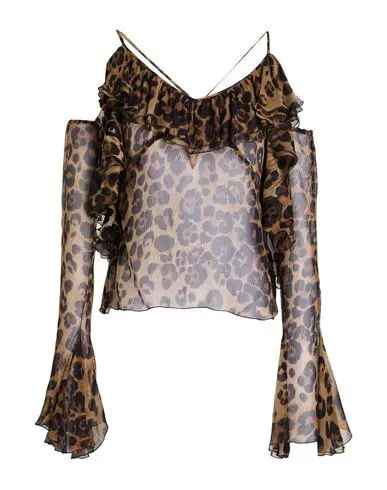 Blumarine Top Size Silk - Brown