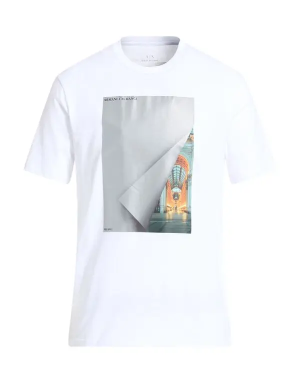 Armani Exchange T-shirt Size Cotton - White