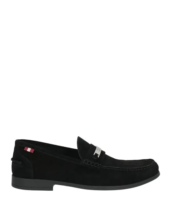 Bally Suede Loafers - Black