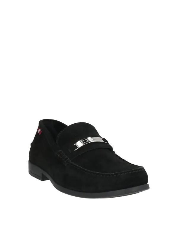 Bally Suede Loafers - Black