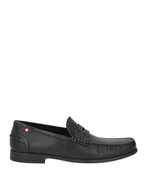 Bally Leather Penny Loafers - Black