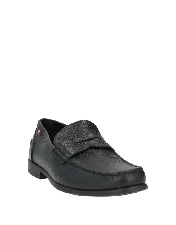 Bally Leather Penny Loafers - Black