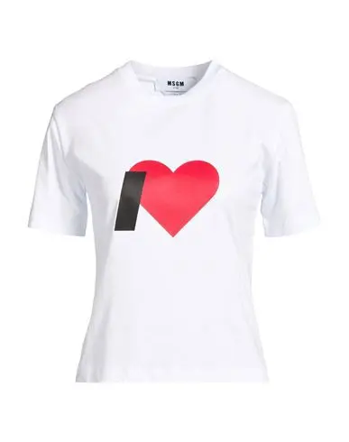 MSGM T-shirt Size Cotton - White