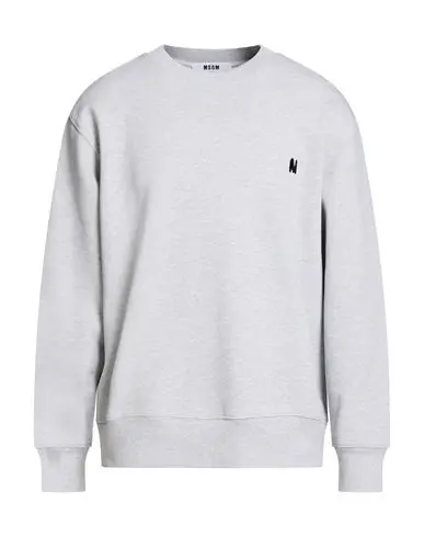 MSGM Sweatshirt Light Size Cotton - Grey