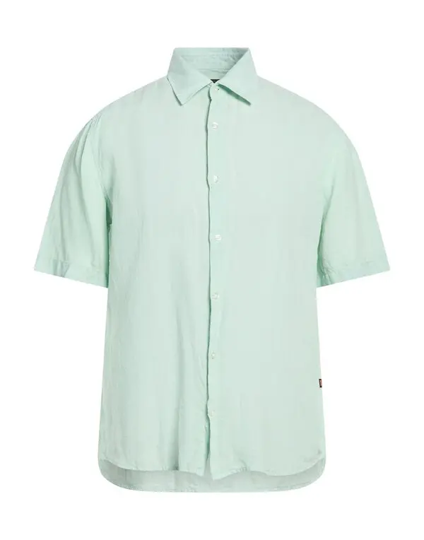 BOSS Shirt Size Linen - Green