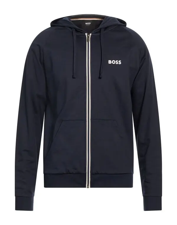 BOSS Cotton French Terry Zip-up Hoodie
