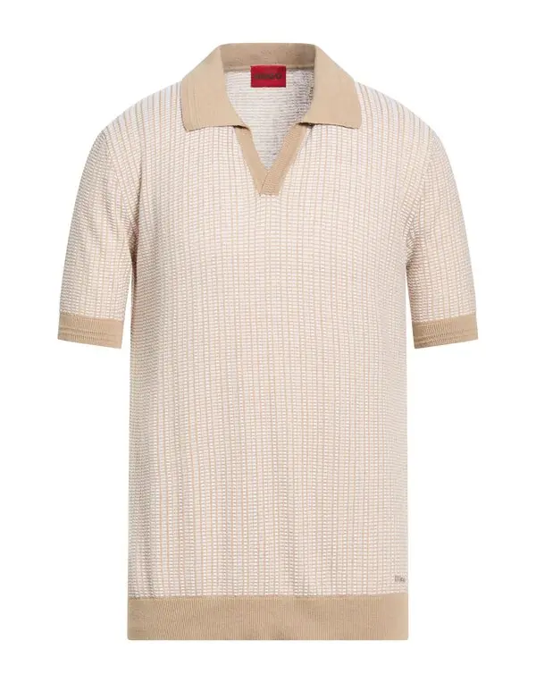 Hugo Polo Shirt Size Cotton, Linen
