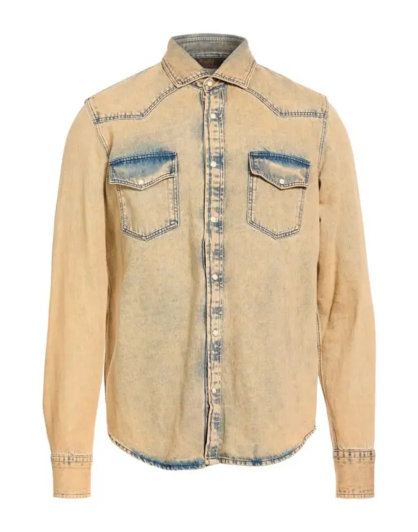 MOORER Denim Shirt Size Cotton