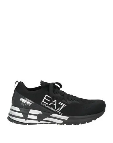 EA7 Sneakers Size Textile Fibers - Black