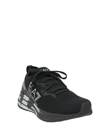 EA7 Knitted Sock Sneakers With Lace-up Closure