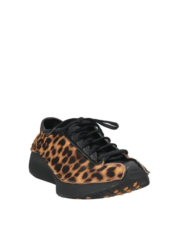 Nike Low-top Leopard Print Calf Hair And Leather Sneakers